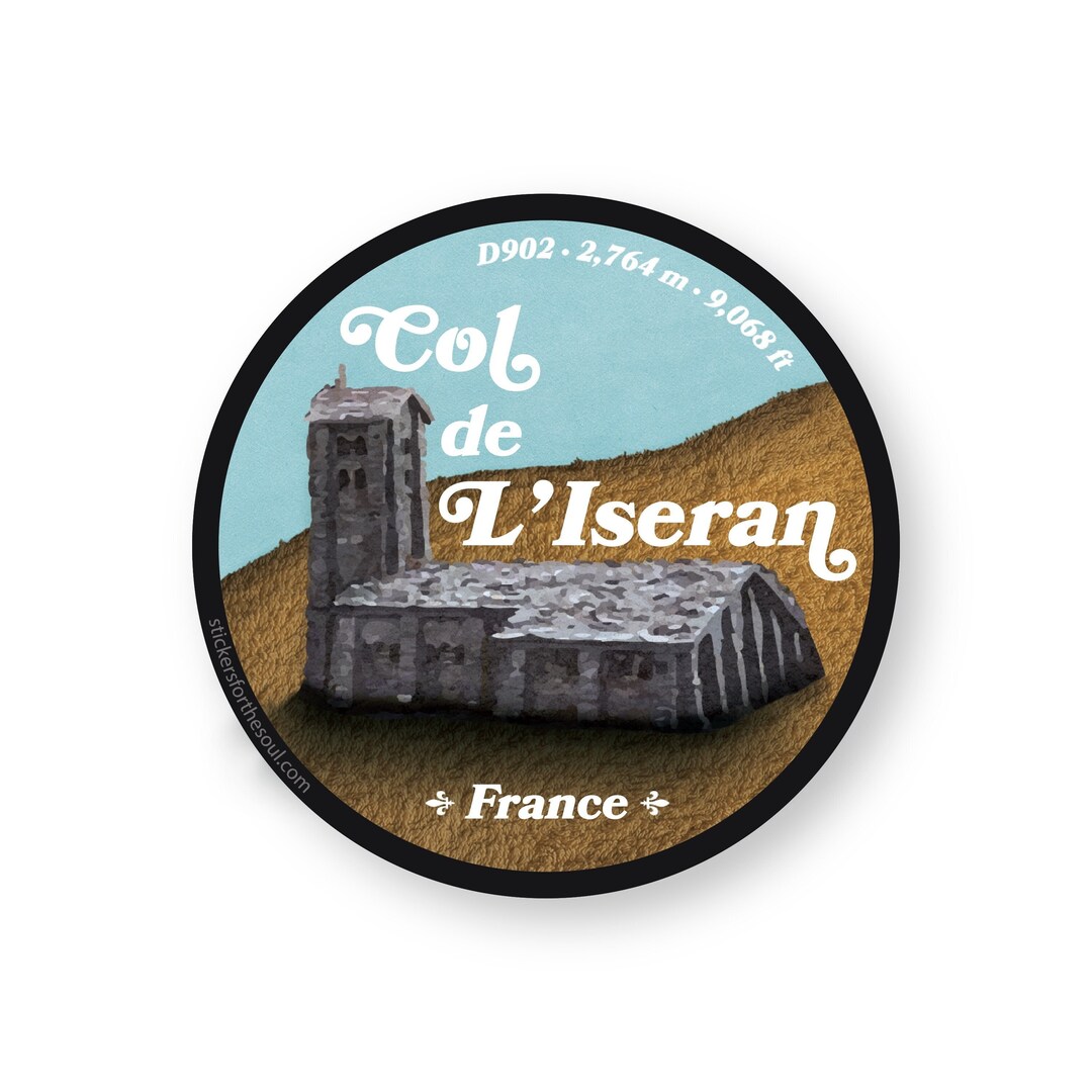 Col De L'iseran Decal Sticker Waterproof, UV Resistant, Scratch ...