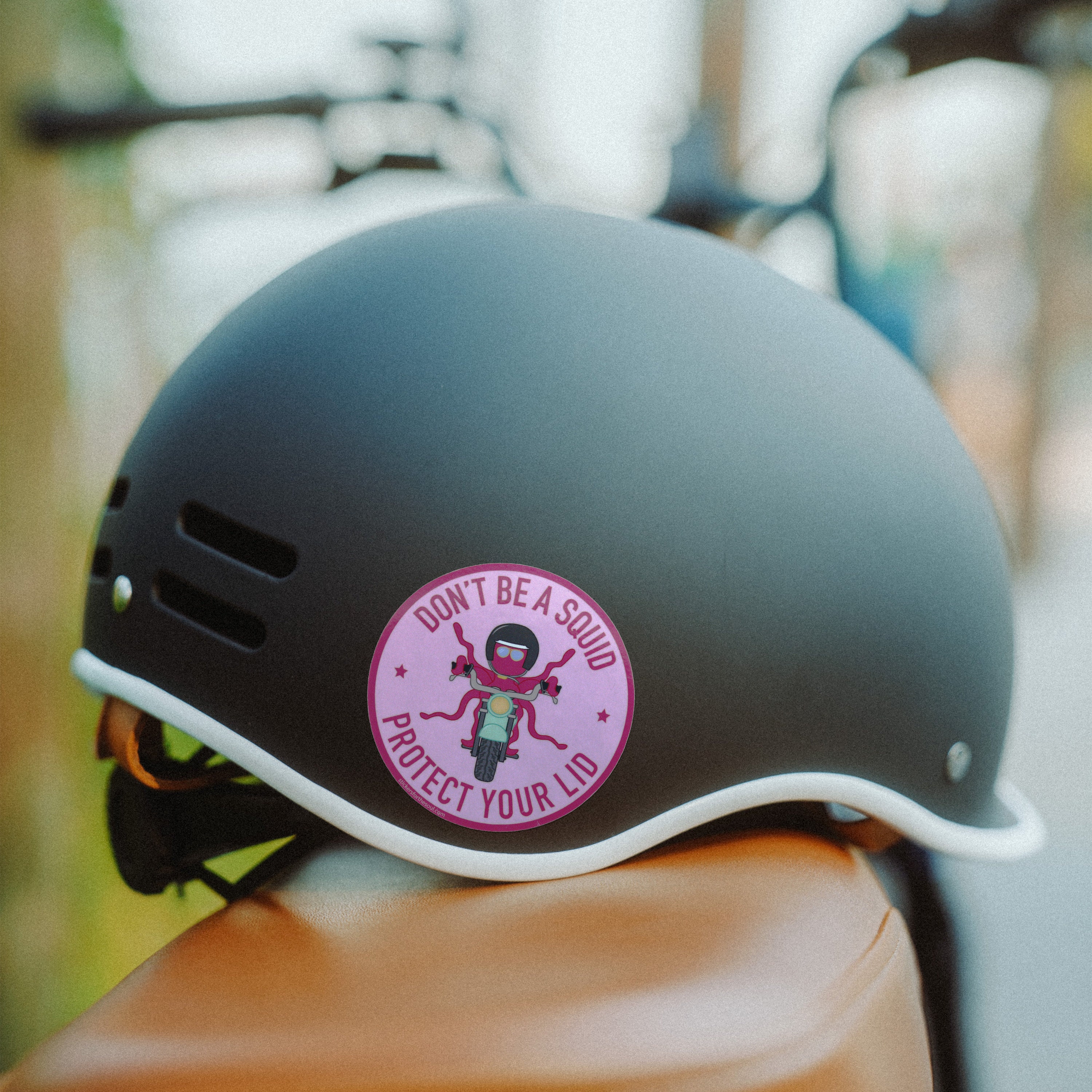 Don't Be A Squid Protect Your Lid Decal Sticker - Etsy