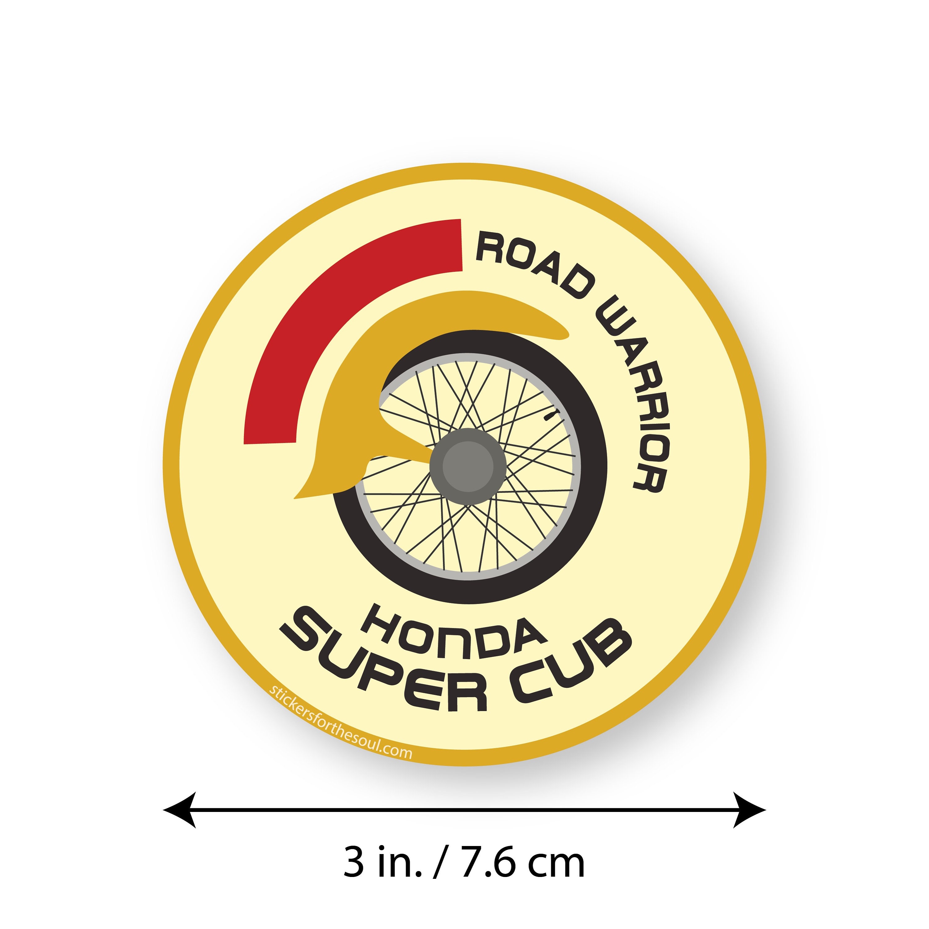 Honda Super Cub Decal Sticker Waterproof, UV Resistant, Scratch ...