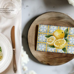 Italian Watercolor Tile Patterns | Hand-painted Digital Papers ...