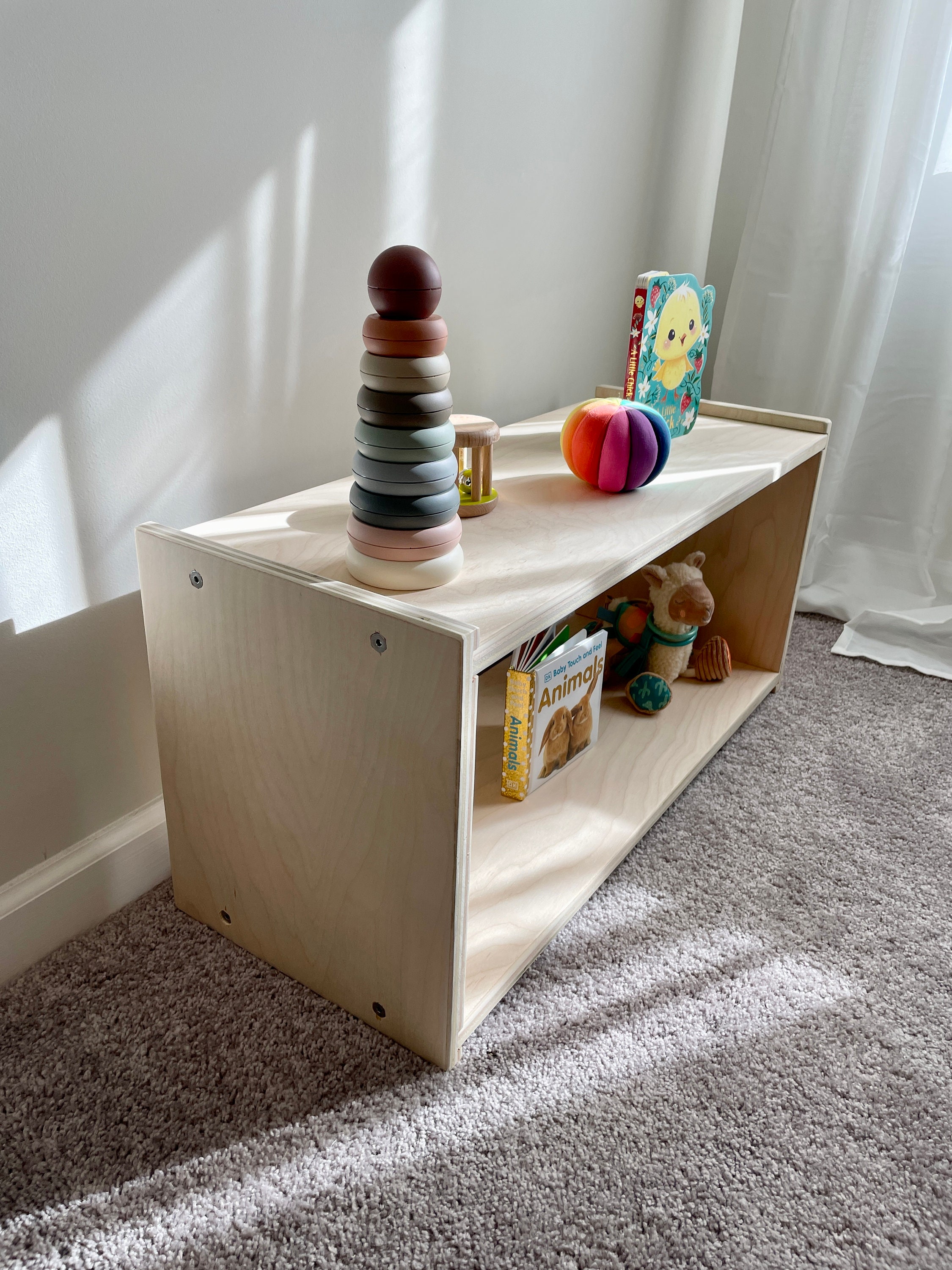 Mini Montessori Toy Shelf - Etsy
