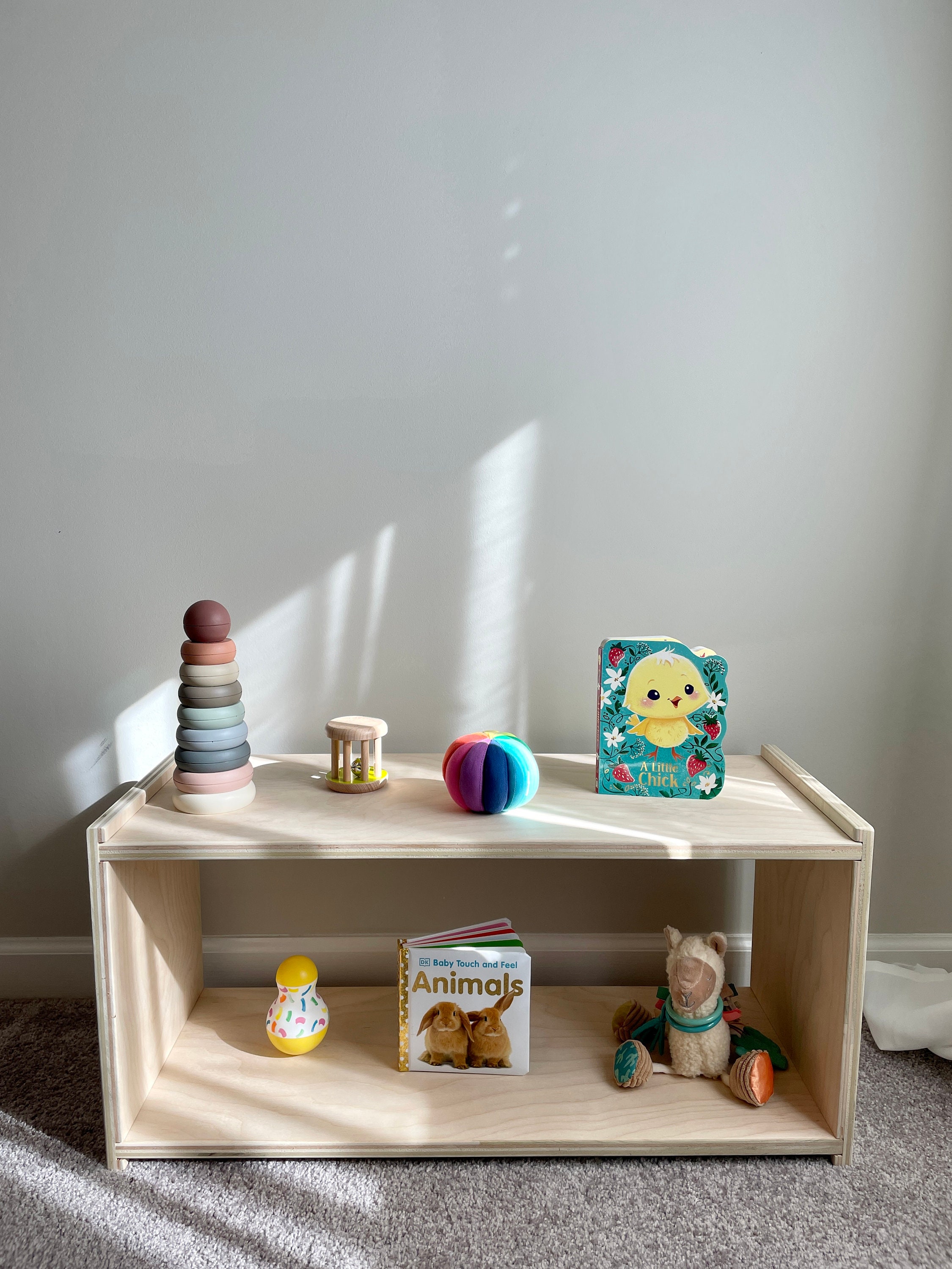 Mini Montessori Toy Shelf - Etsy