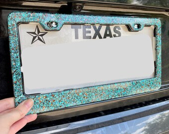 Color Powder Coated Stainless Steel License Plate Frame Car Vehicle ...