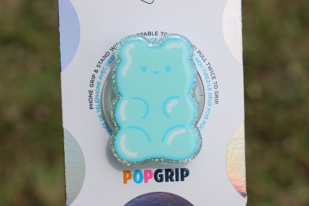 Blue Gummy Bear Resin Acrylic Kindle Grip Cute Kindle Grip Pretty ...