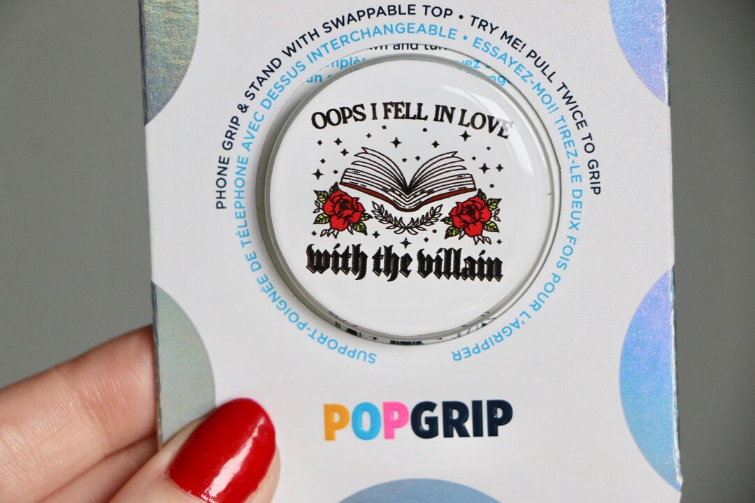 Villain Lover Resin Phone Grip: Dark Romance Bookish Theme - Etsy