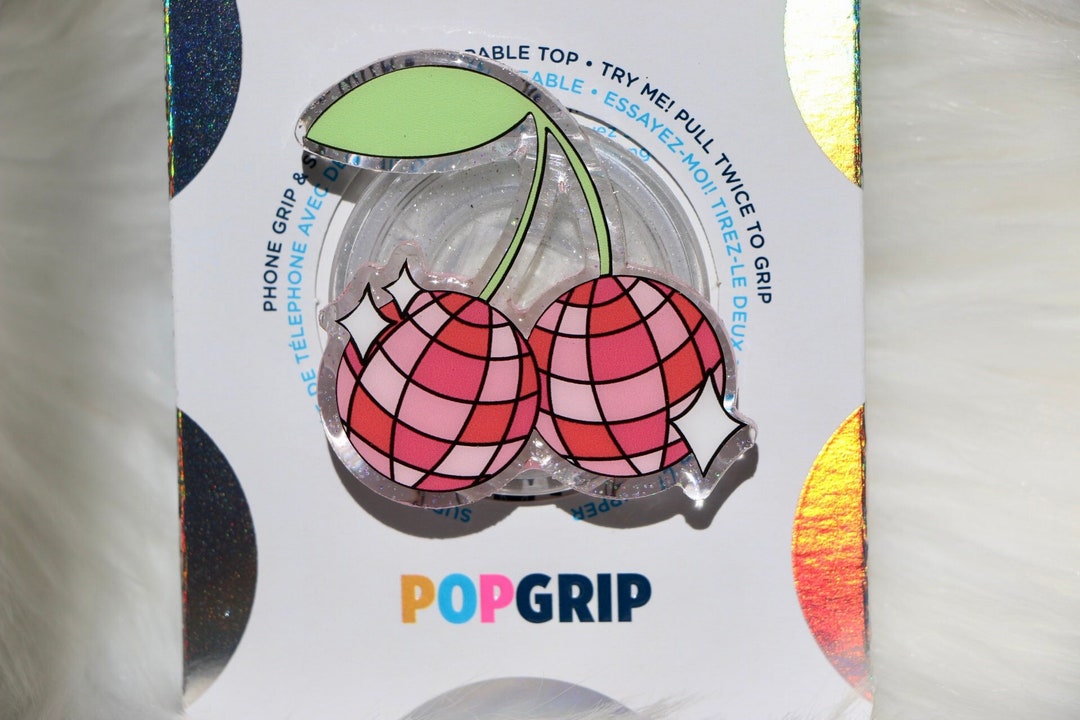 Disco Cherry Resin Acrylic Kindle Grip | Cute Cherry Kindle Grip ...