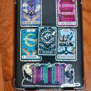 Fantasy Romance Tarot Card Romance Book Sticker, Holographic Sticker ...