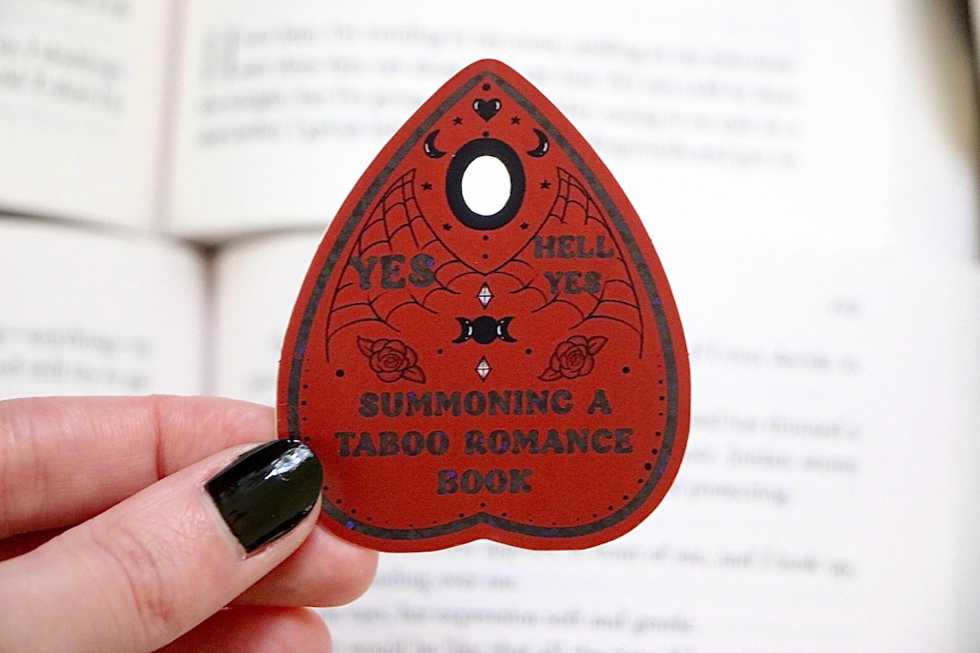 Planchette Sticker: Taboo Romance Book, Witchy Decor - Etsy