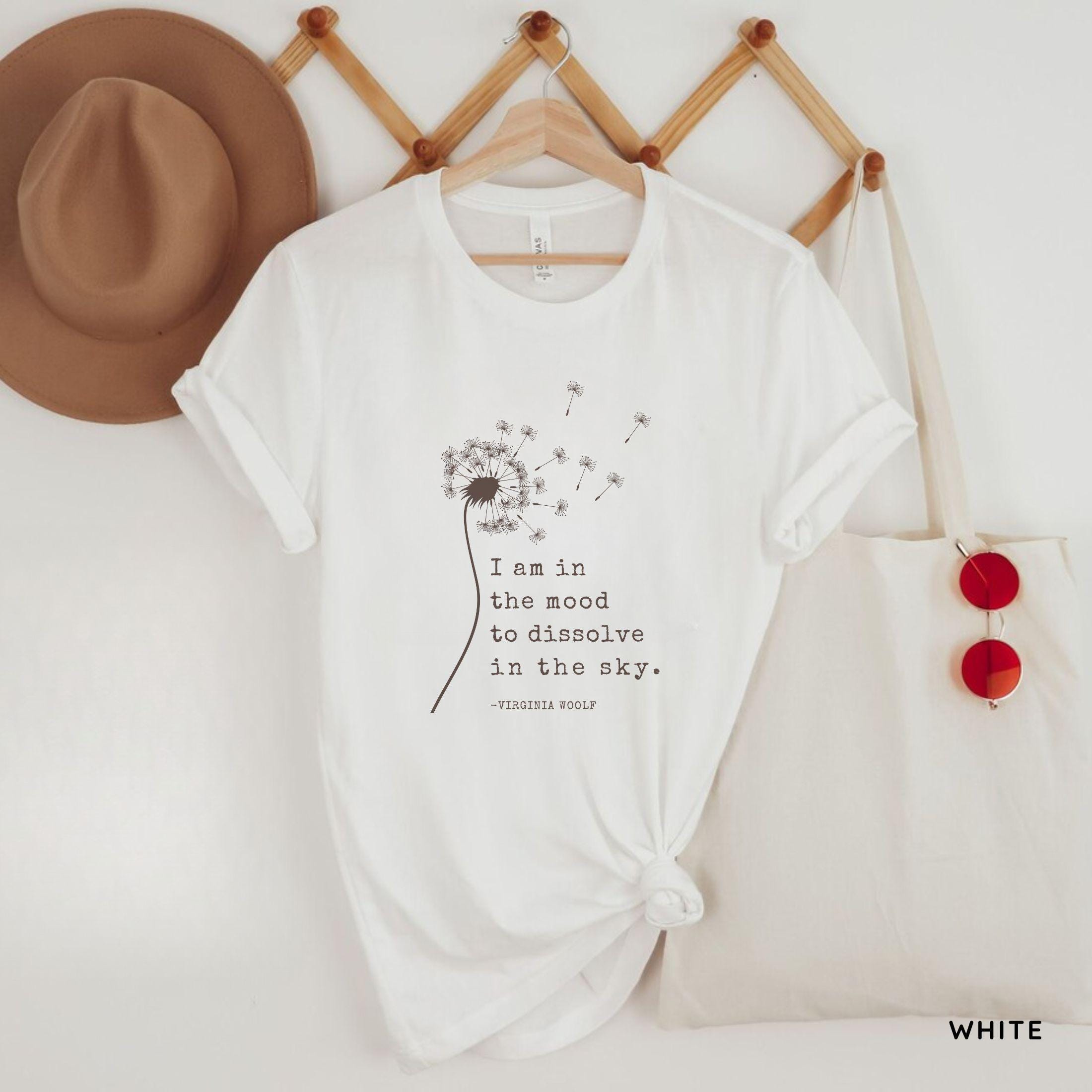 Virginia Woolf Quote Book Poet Tshirt Bookish Booktok Merch Literary T ...