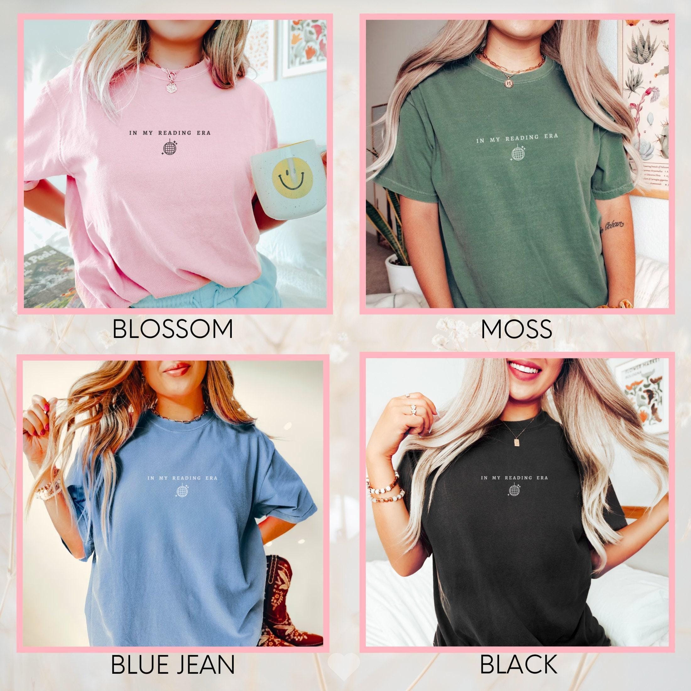 In My Reading Era Shirt Comfort Colors Reader Bookish Merch Booklover ...
