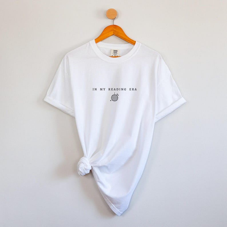 In My Reading Era Shirt Comfort Colors Reader Bookish Merch Booklover ...