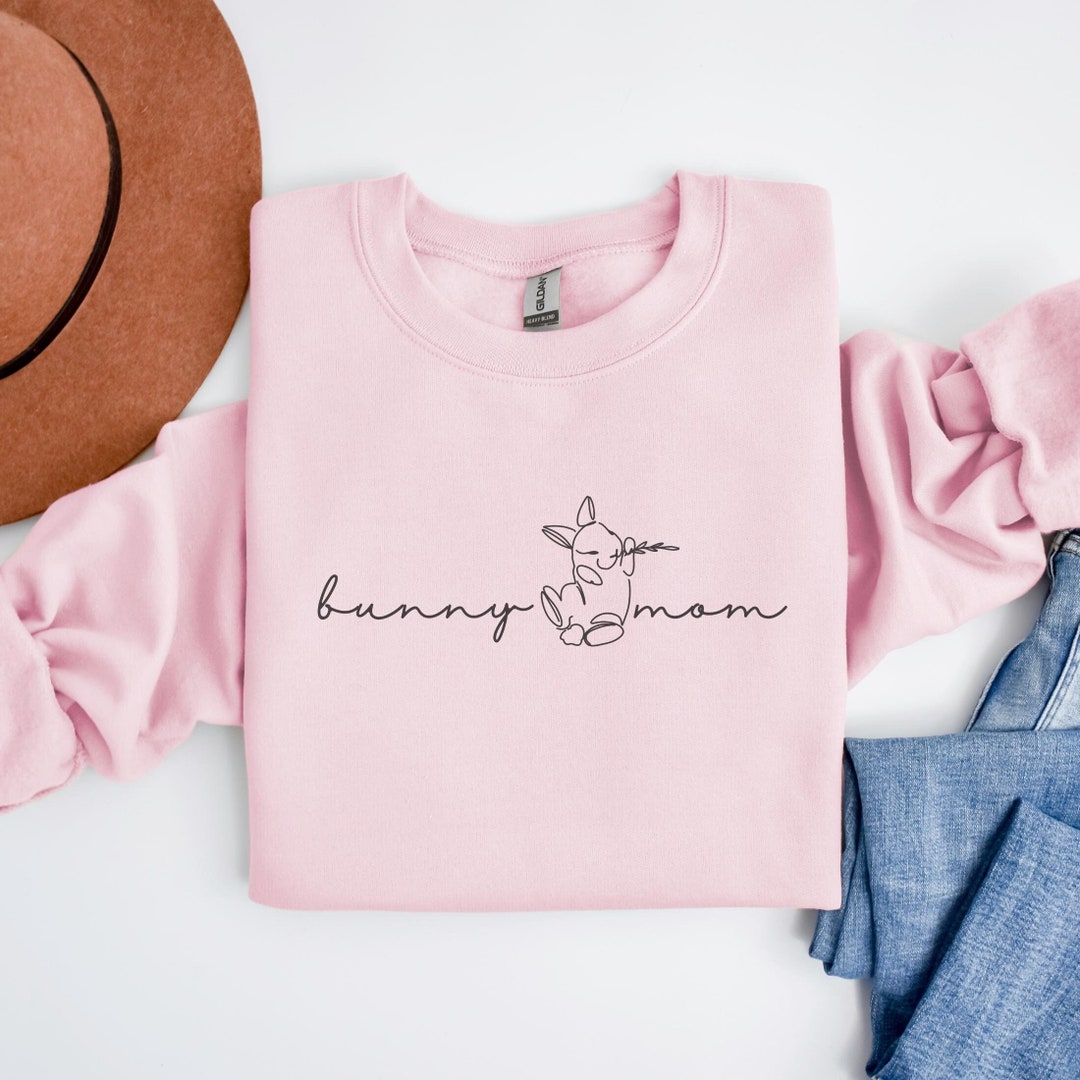 Bunny Mom Sweatshirt Mama Bunny Bunny Sweater Bunny Mom Shirt Bunny Mom ...