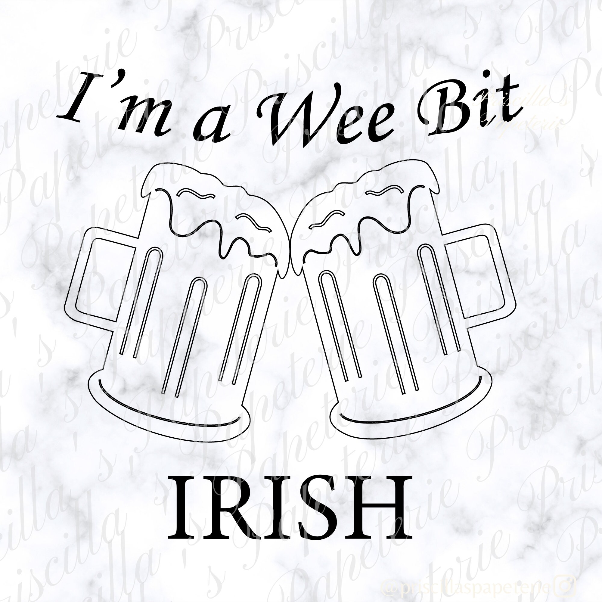 Wee Bit Irish SVG Wee Bit Irish PNG Beer Mug Wee Bit Irish Clip Art Wee ...