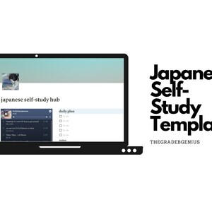 Japanese Self-study Template Language Learning Notion Template Self ...