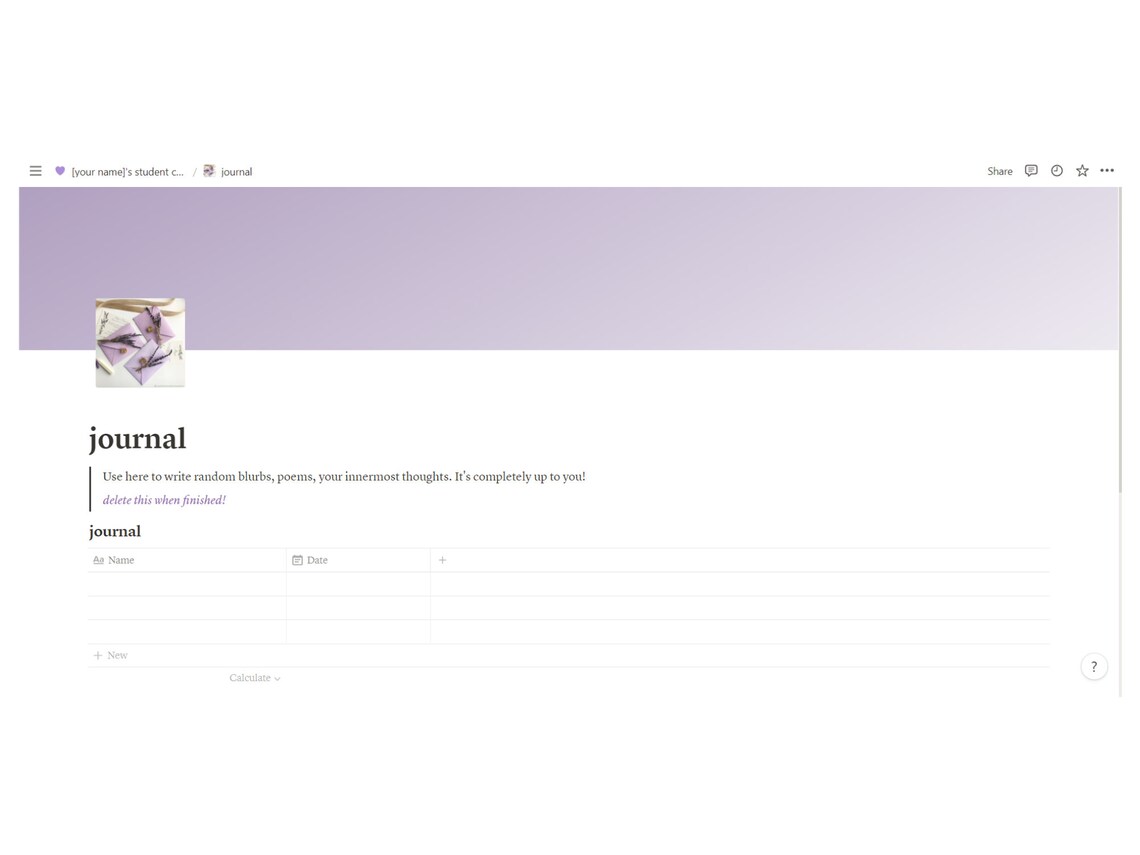 Notion Student Center Template Notion Desktop Notion All in One Notion ...