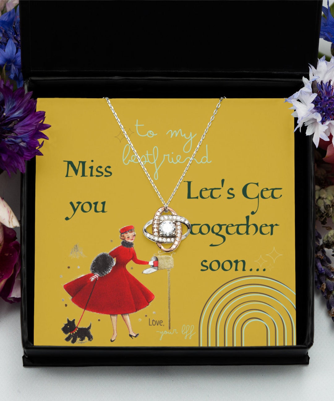 To My Best Friend 50's Retro Message Card Best Friend Birthday Let's ...