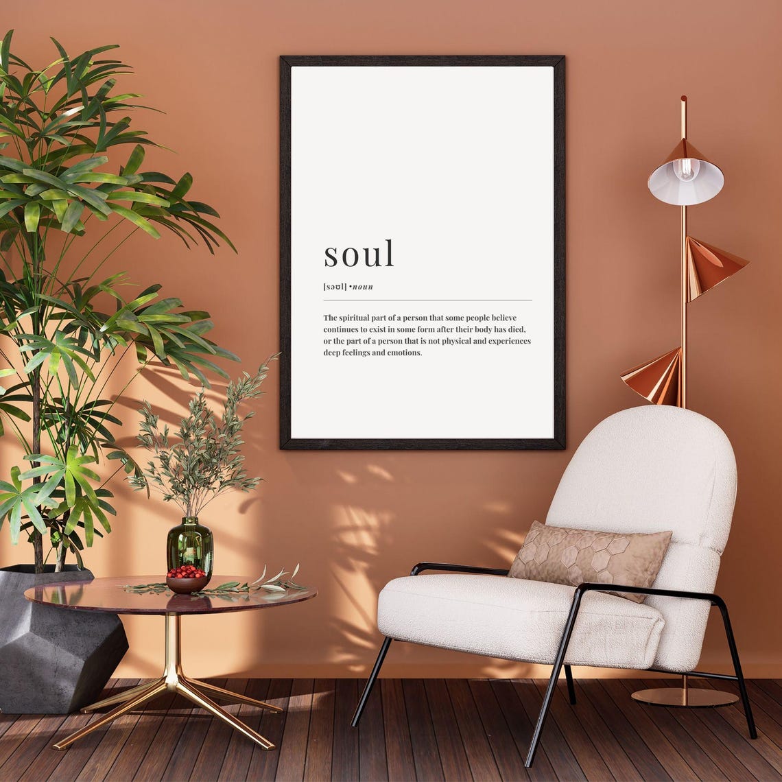 Soul Definition Print: Spiritual Wall Art, Trendy Home Decor (digital ...