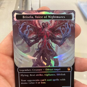 Brisela, Voice of Nightmares Foil Borderless Metal Proxy - Etsy