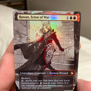 Rowan, Scion of War Foil Full Borderless Metal Proxy for Commander - Etsy