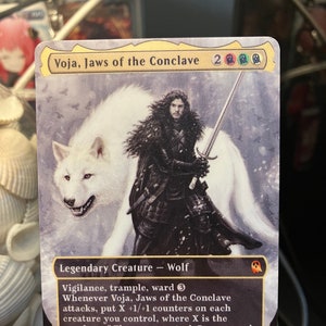 Voja, Jaws of the Conclave Full Borderless Metal Proxy for Commander - Etsy