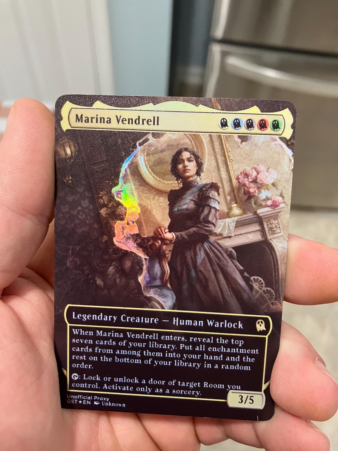 Marina Vendrell Foil Full Borderless Metal Proxy for Commander - Etsy