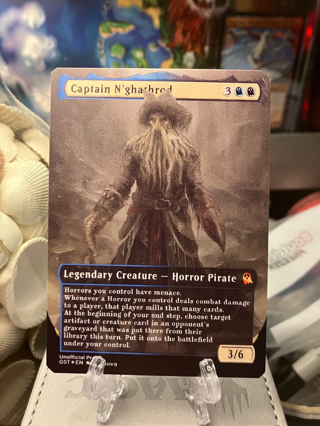 Captain N’ghathrod Full Borderless Metal Proxy for Commander - Etsy