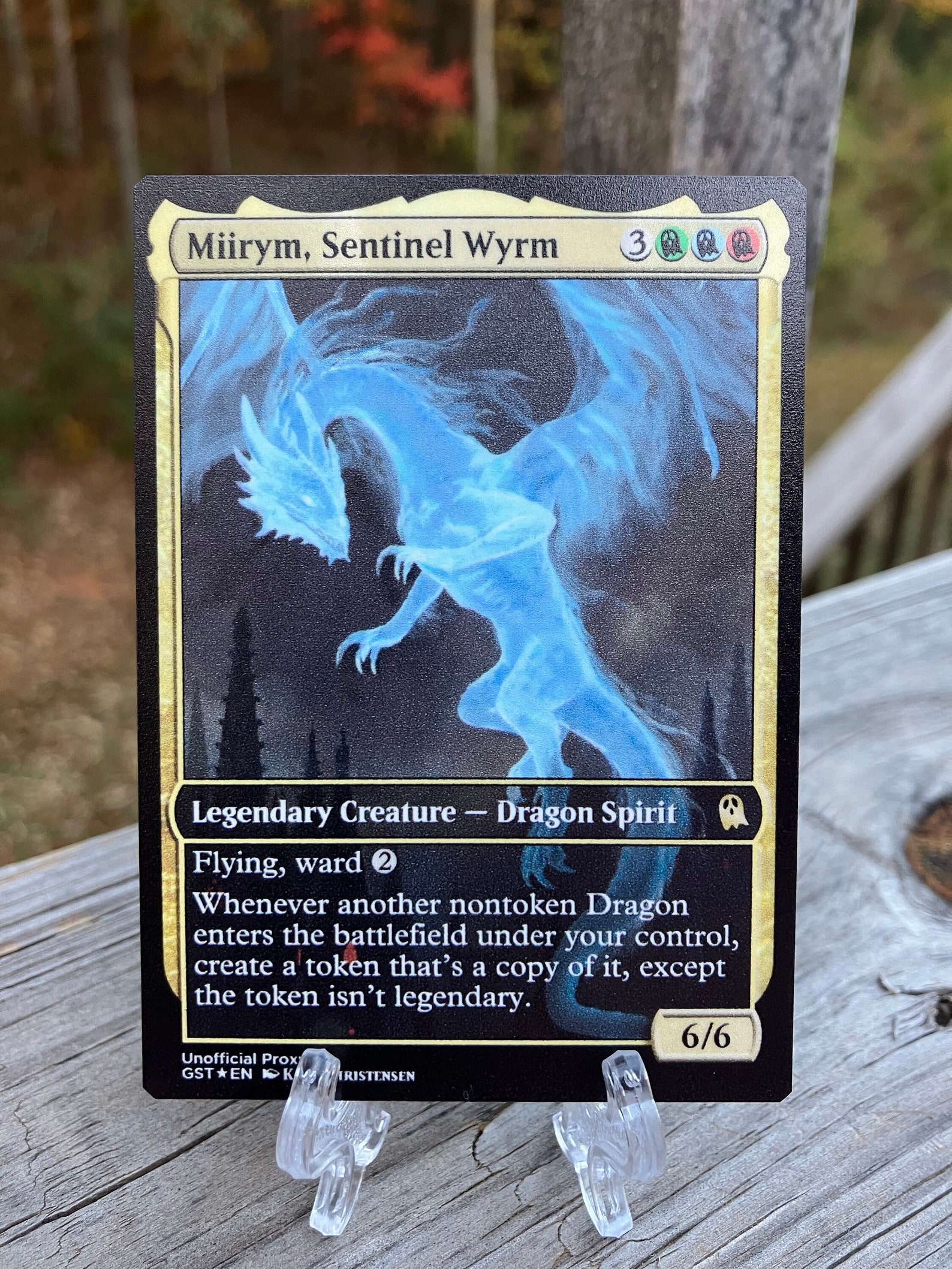 Miirym Sentinel Wyrm Metal Proxy for Commander - Etsy