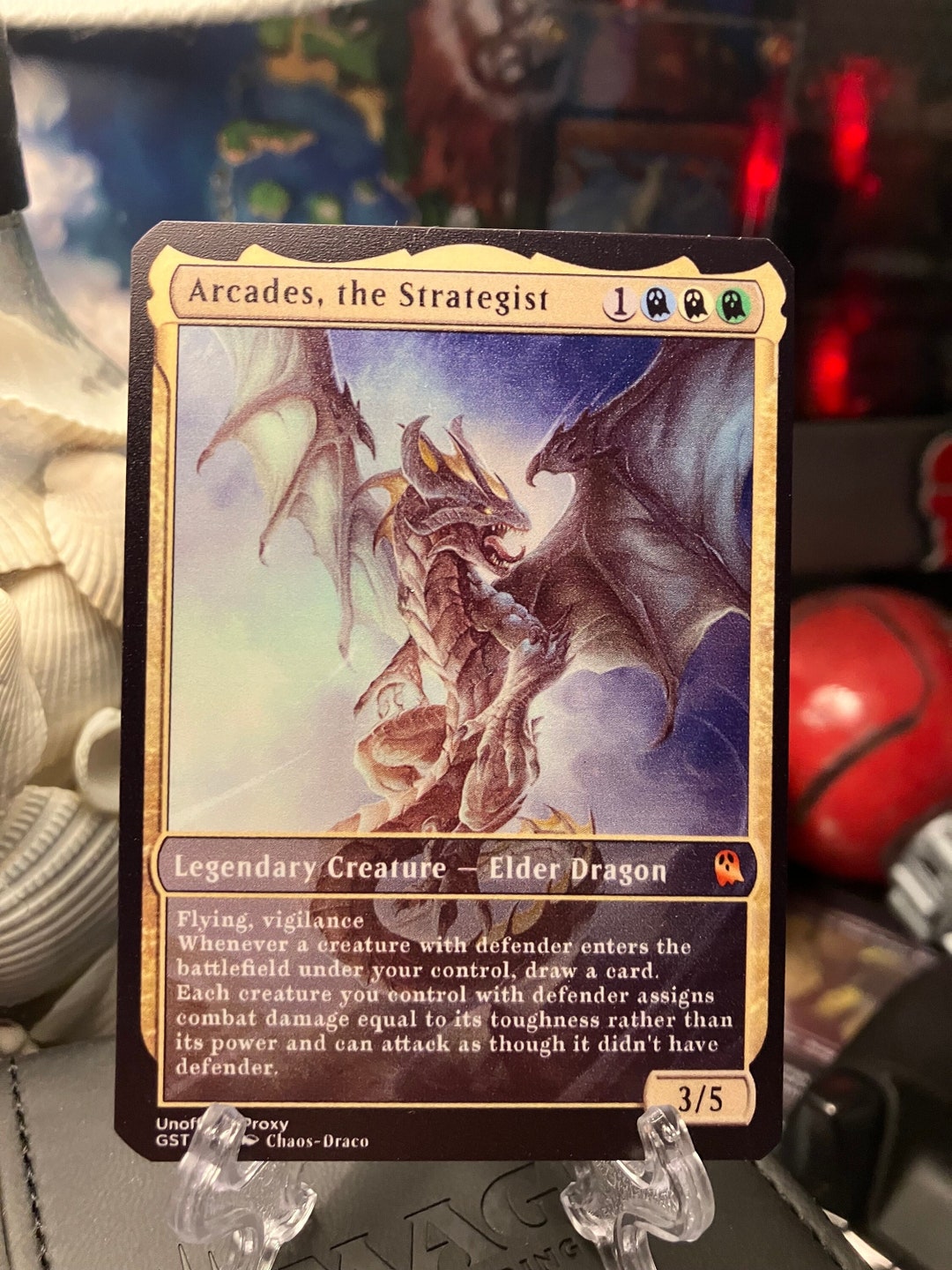 Arcades, the Strategist Metal Proxy for Commander - Etsy