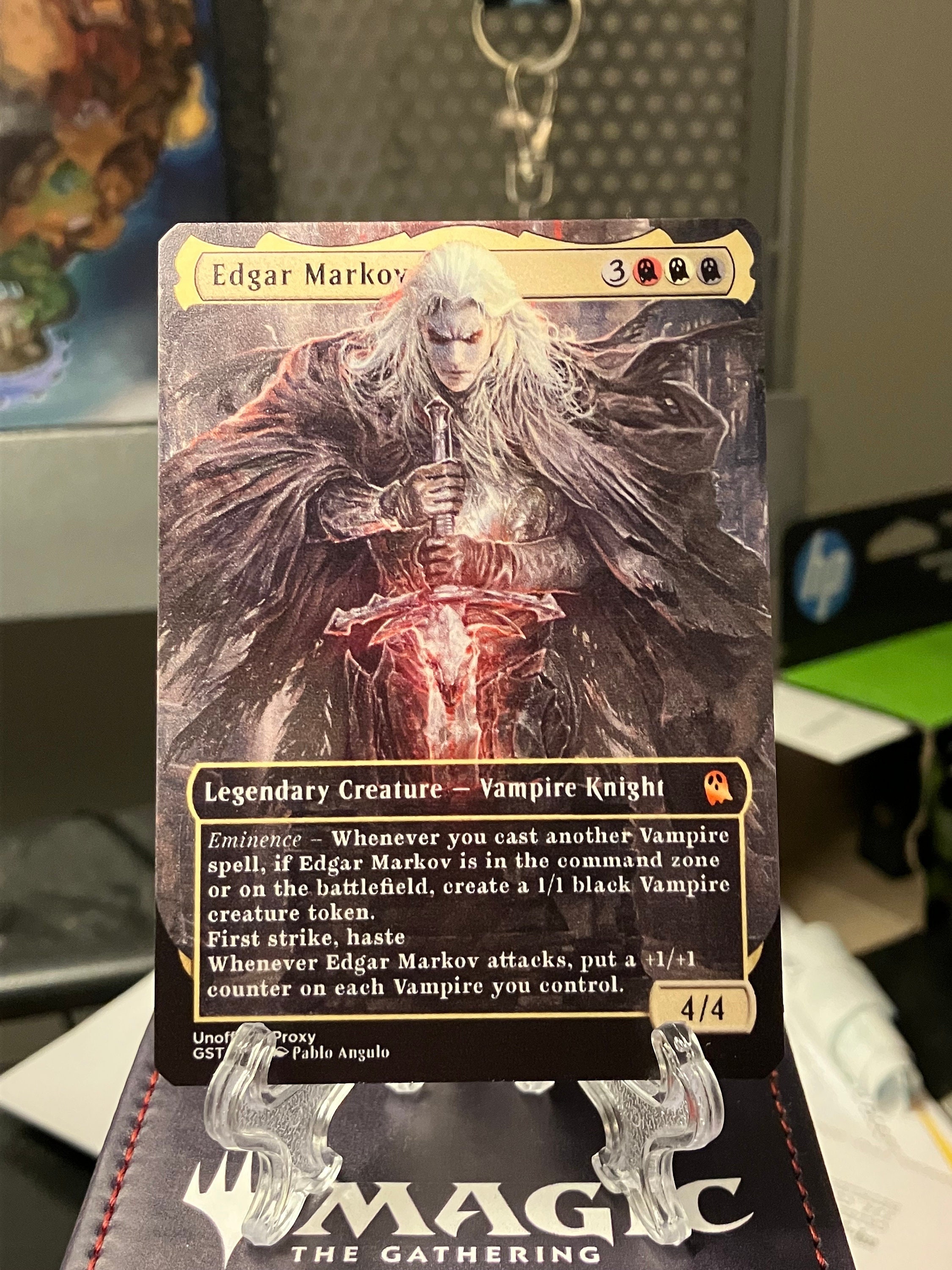 Edgar Markov Full Borderless Metal Proxy for Commander - Etsy