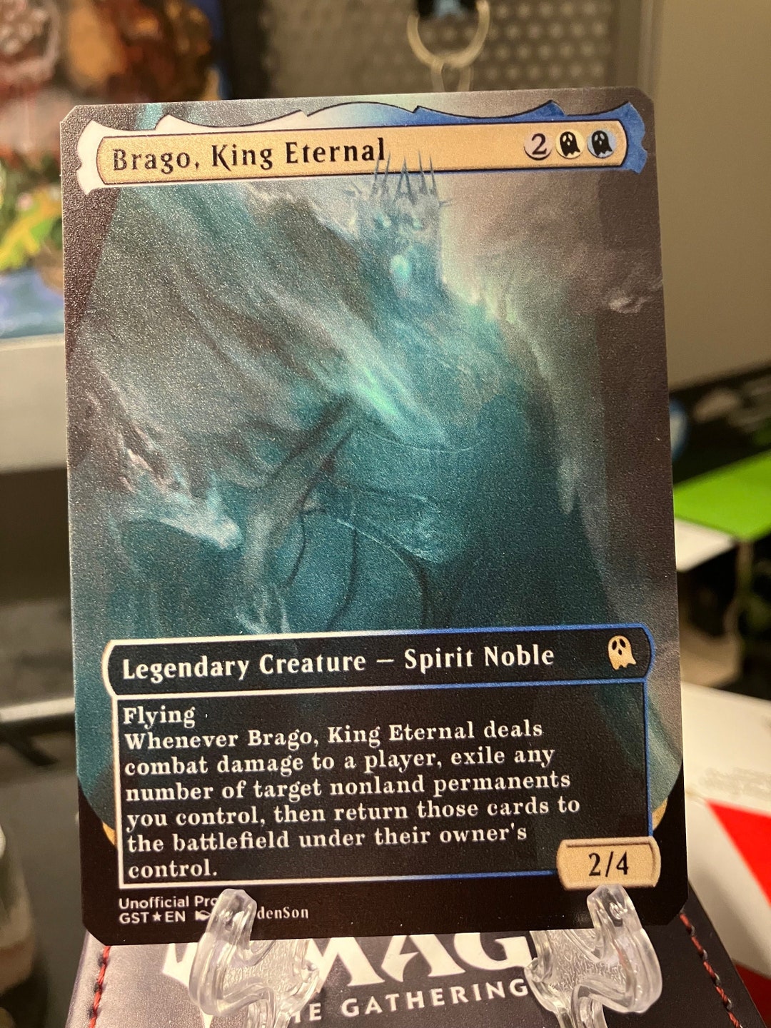 Brago, King Eternal Full Borderless Metal Proxy for Commander - Etsy