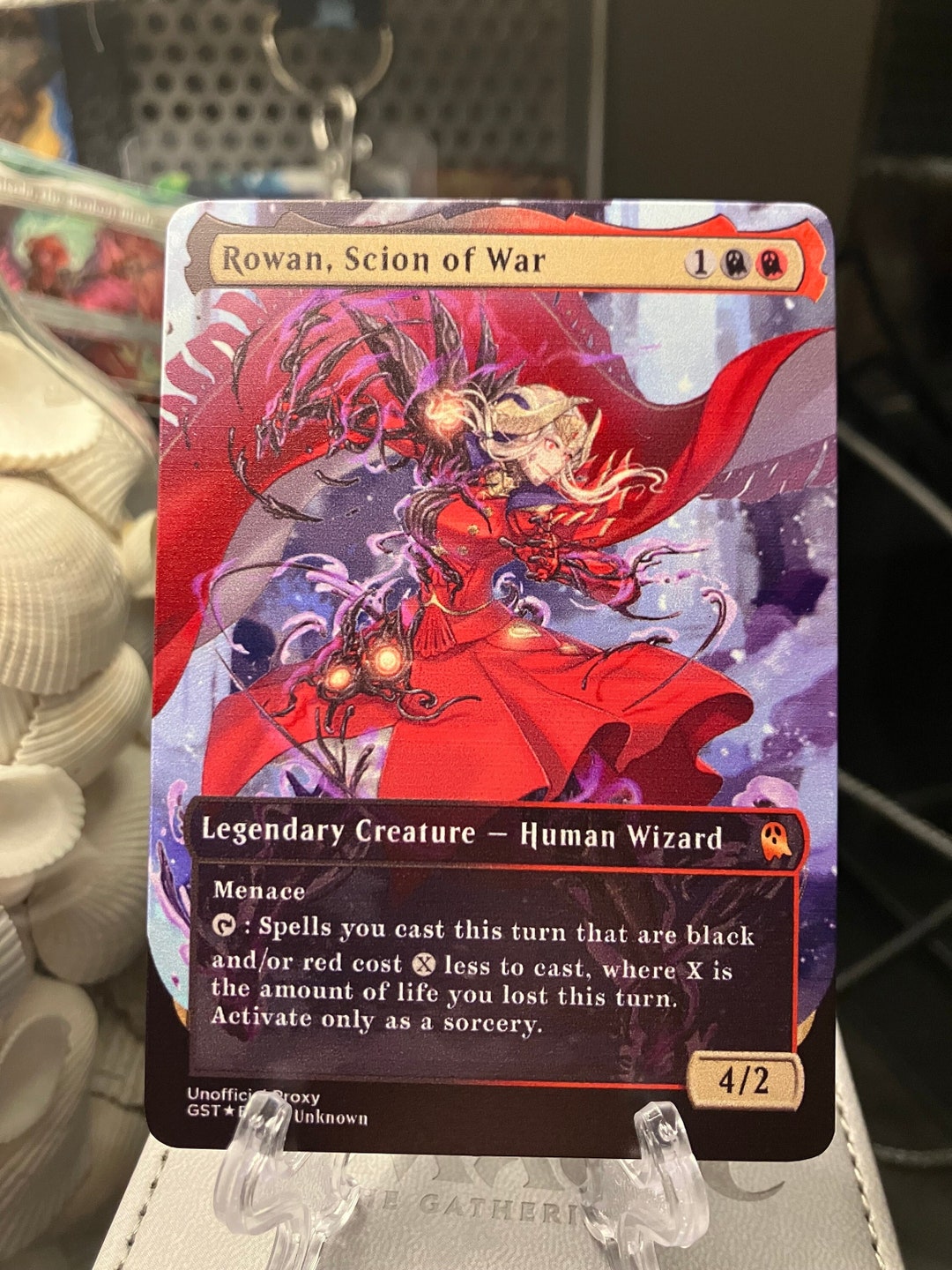 Rowan, Scion of War Full Borderless Metal Proxy for Commander - Etsy