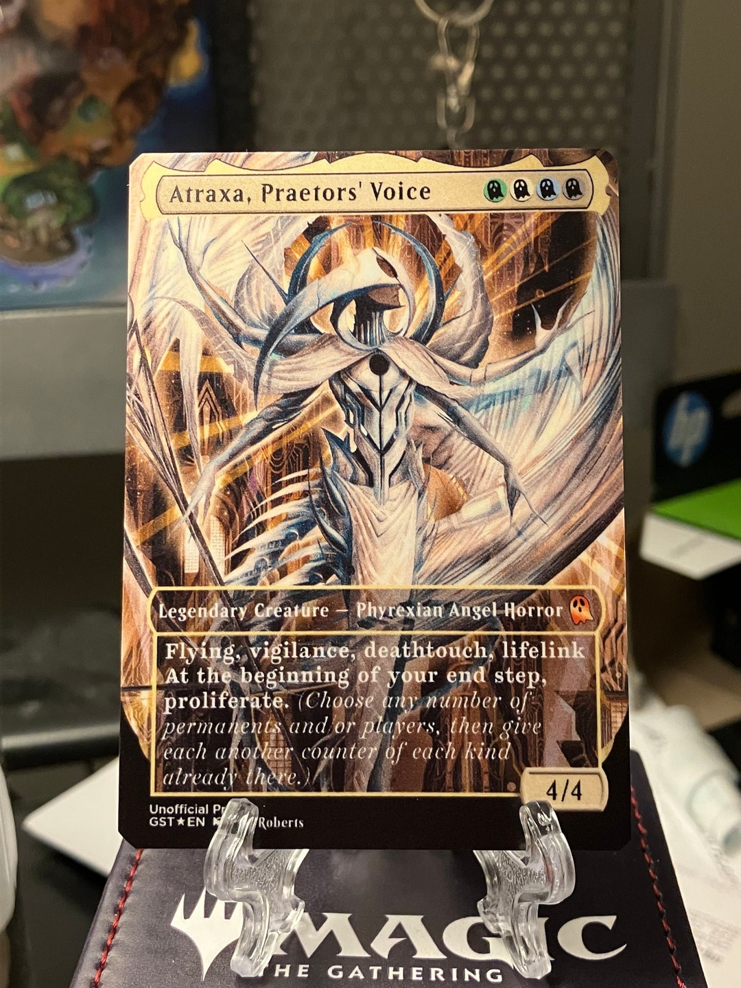 Atraxa, Praetors' Voice Full Borderless Metal Proxy for Commander - Etsy