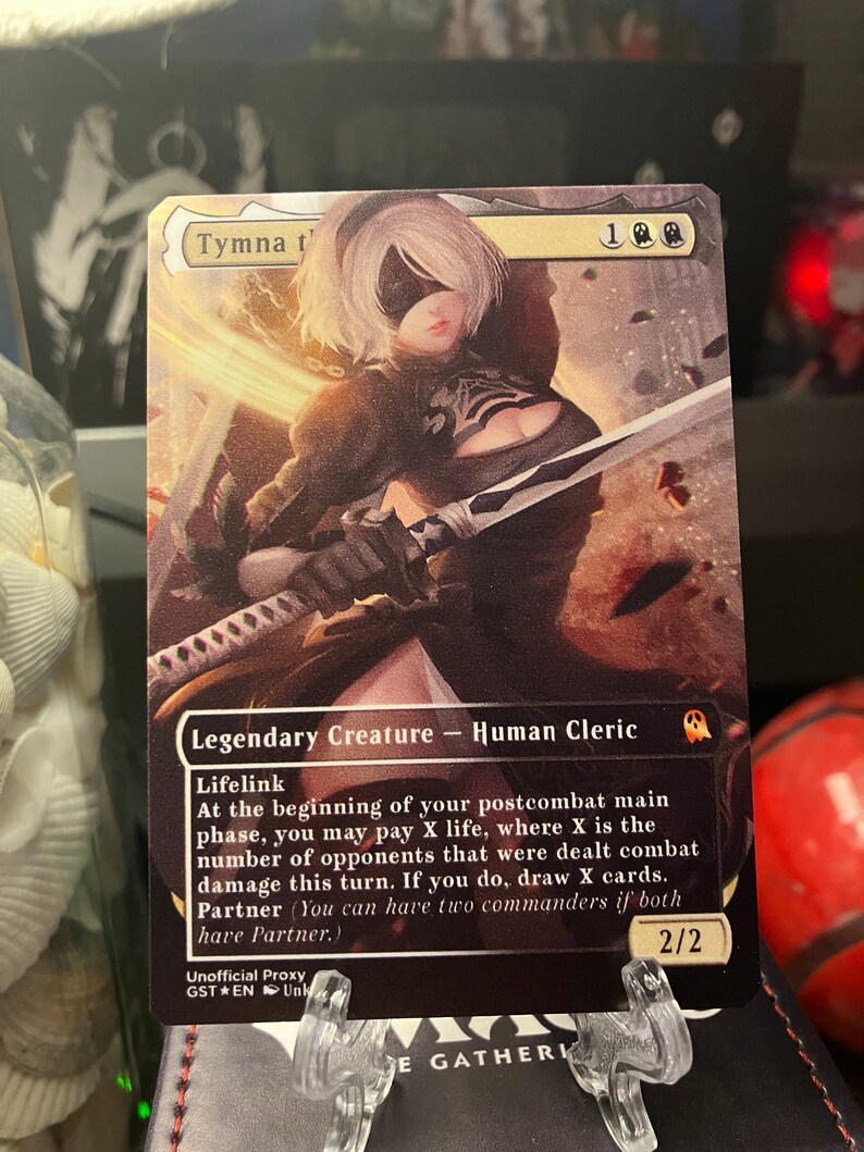 Tymna the Weaver Full Borderless Metal Proxy for Commander - Etsy