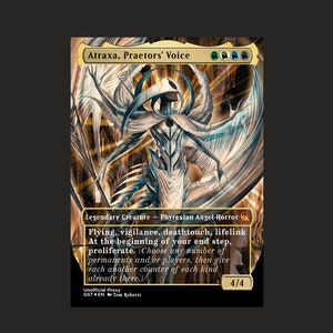 Atraxa, Praetors' Voice Full Borderless Metal Proxy for Commander - Etsy