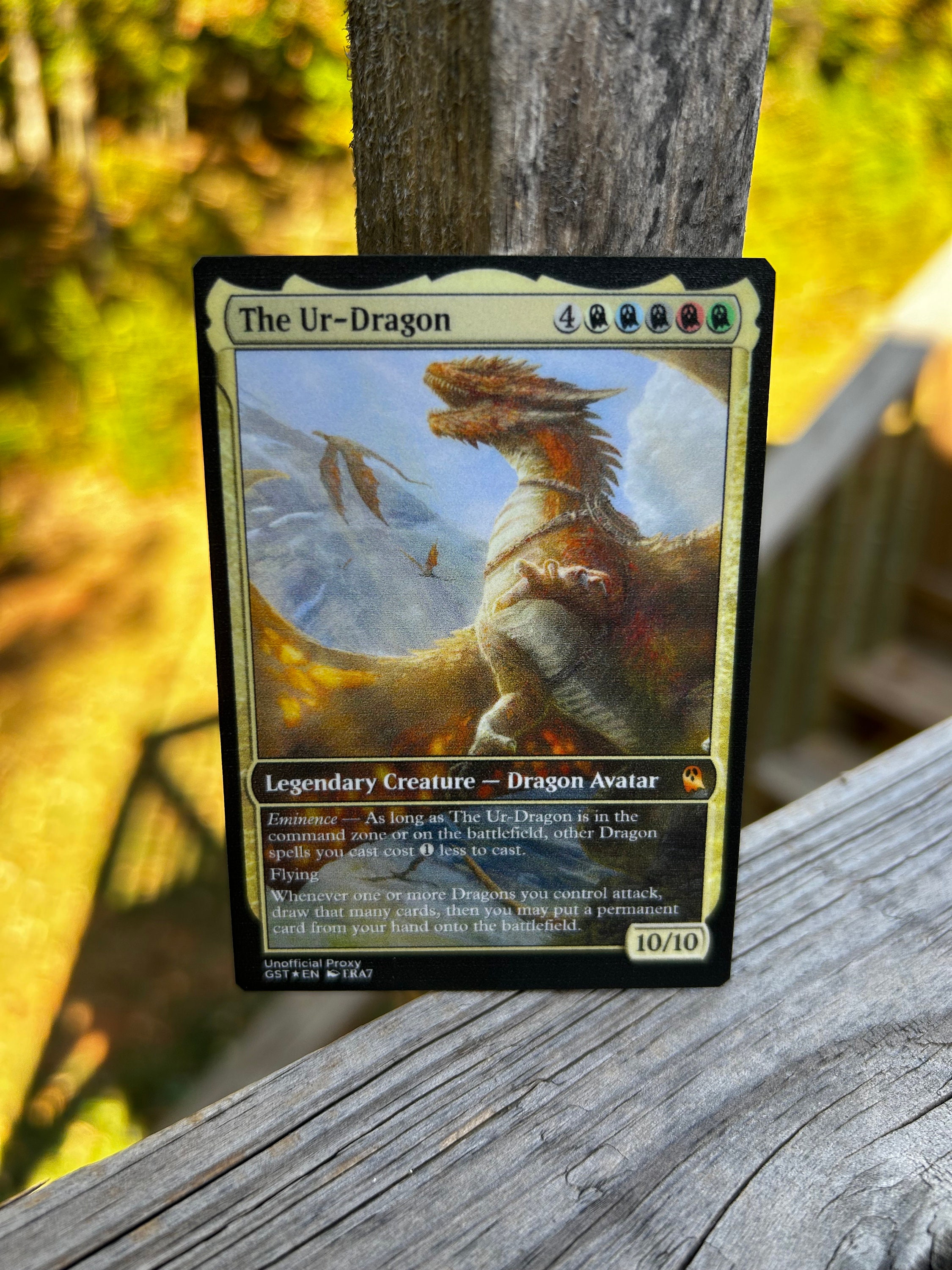 The Ur-dragon Metal Proxy for Commander - Etsy