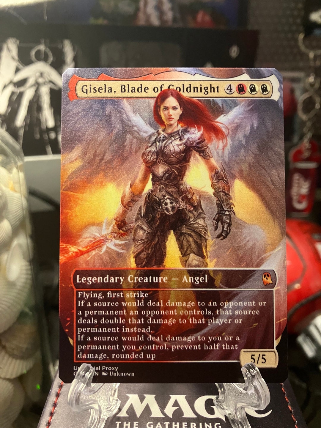 Gisela, Blade of Goldnight Full Borderless Metal Proxy for Commander - Etsy