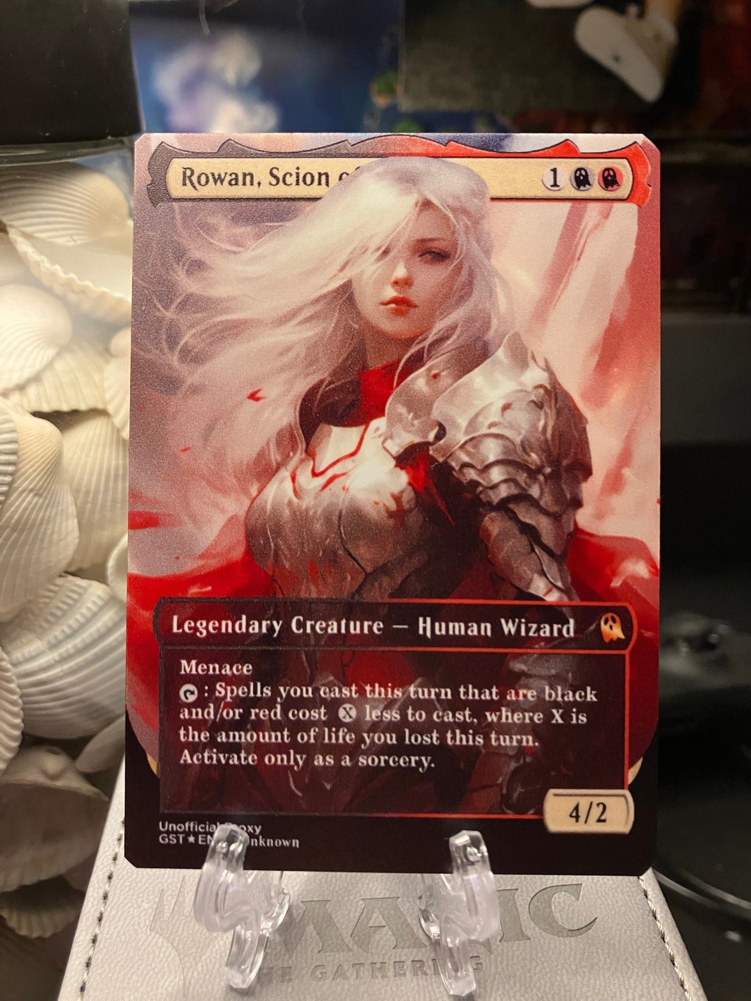 Rowan, Scion of War Full Borderless Metal Proxy for Commander - Etsy