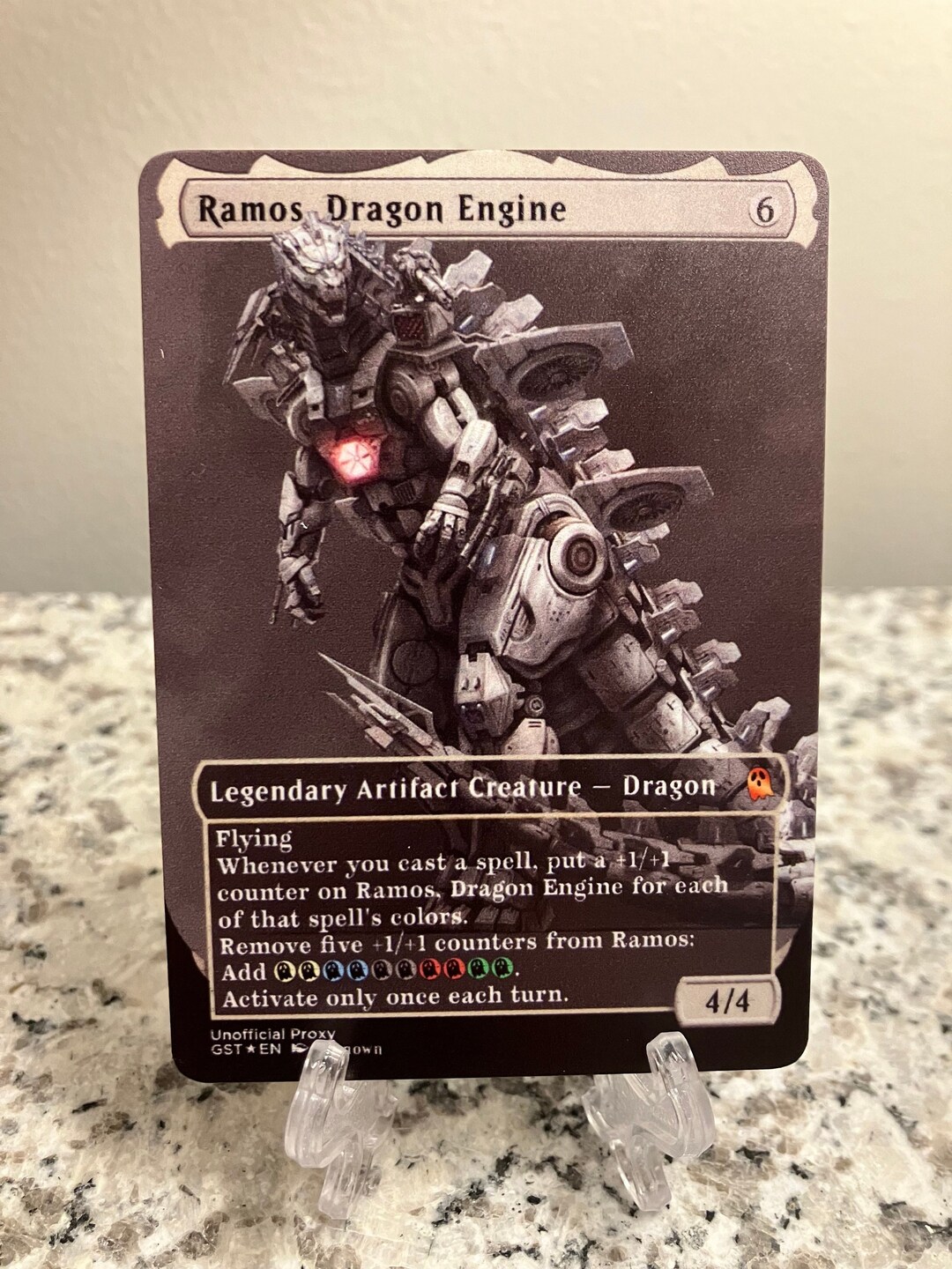 Ramos, Dragon Engine Full Borderless Metal Proxy for Commander - Etsy