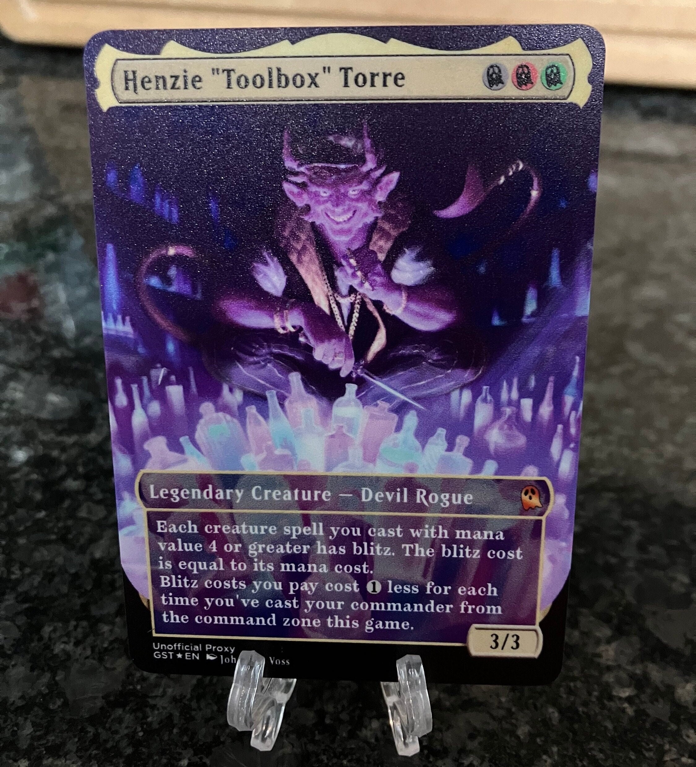 Henzie, toolbox Torre Full Borderless Metal Proxy for Commander - Etsy