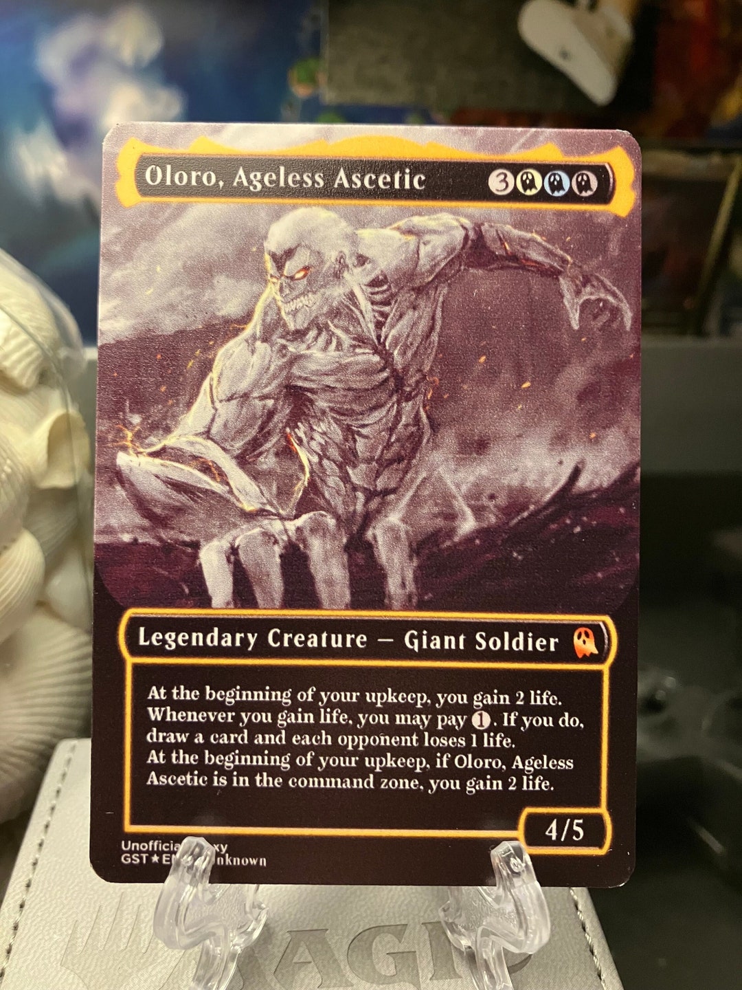 Oloro Ageless Ascetic Borderless Neon Metal Proxy for - Etsy