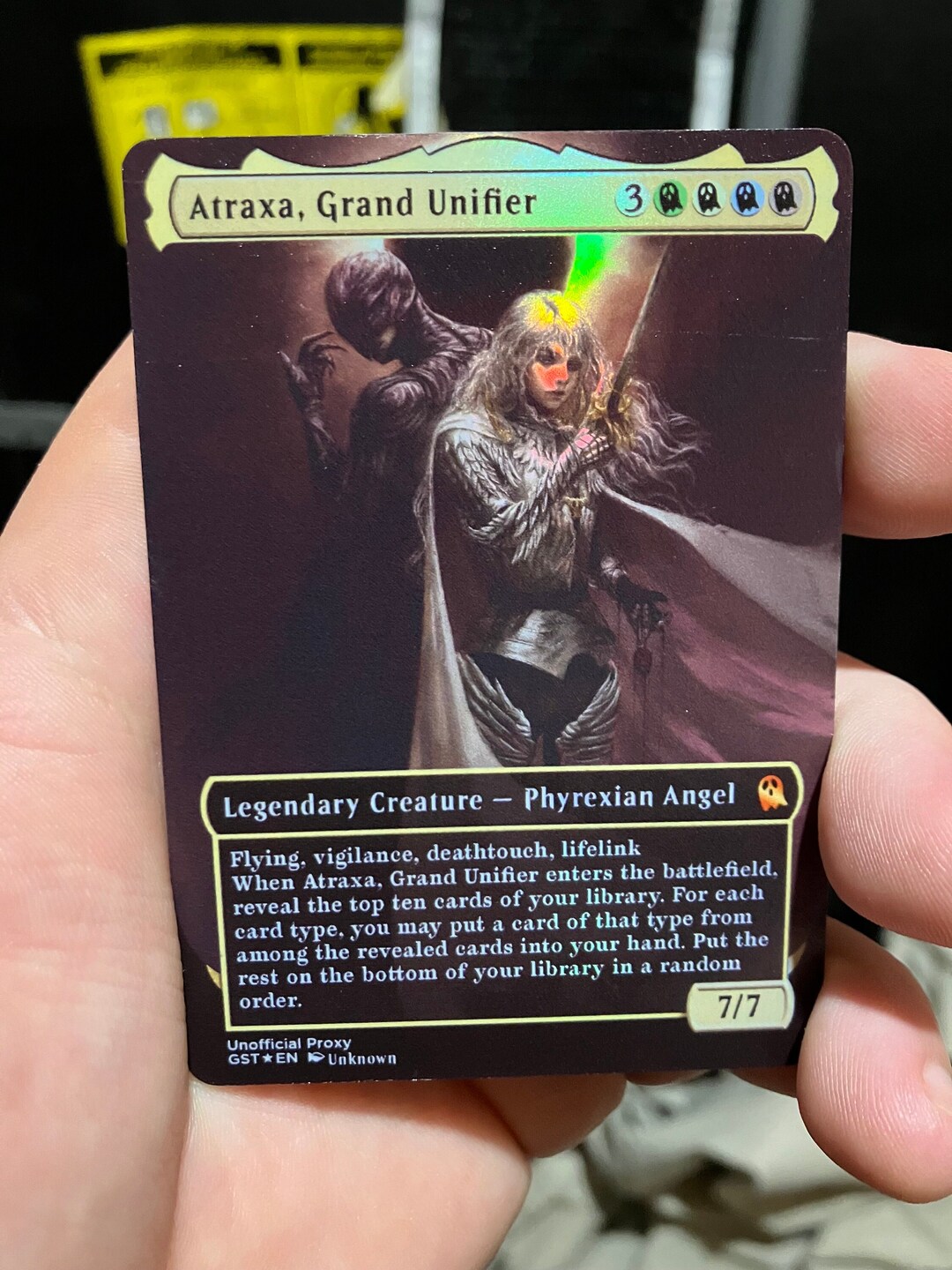Atraxa, Grand Unifier Foil Full Borderless Metal Proxy for Commander - Etsy