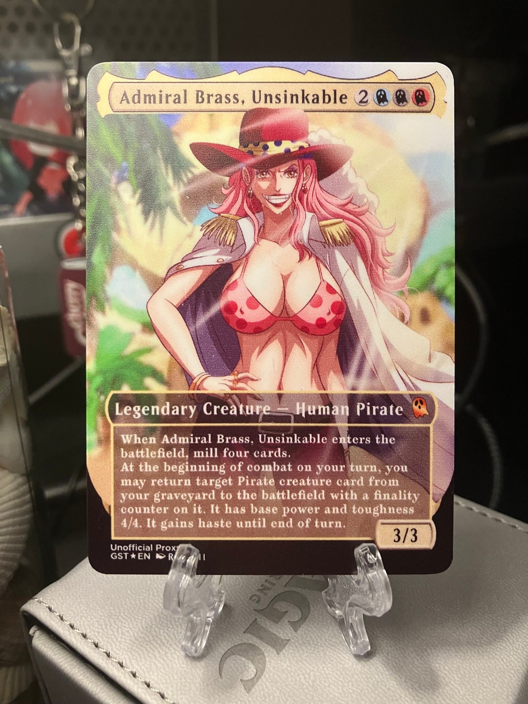 Admiral Brass, Unsinkable Full Borderless Metal Proxy for Commander - Etsy