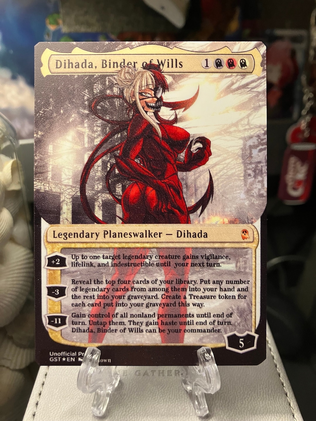 Dihada, Bender of Wills Full Borderless Metal Proxy for Commander #2 - Etsy