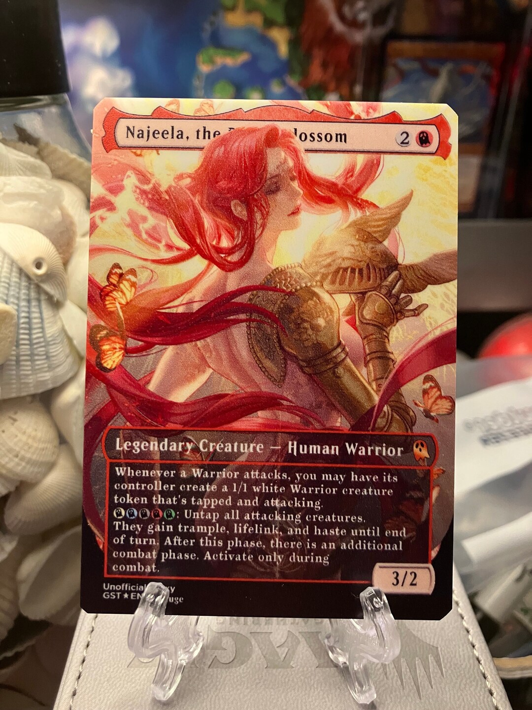 Najeela, the Blade-blossom Full Borderless Metal Proxy for Commander - Etsy