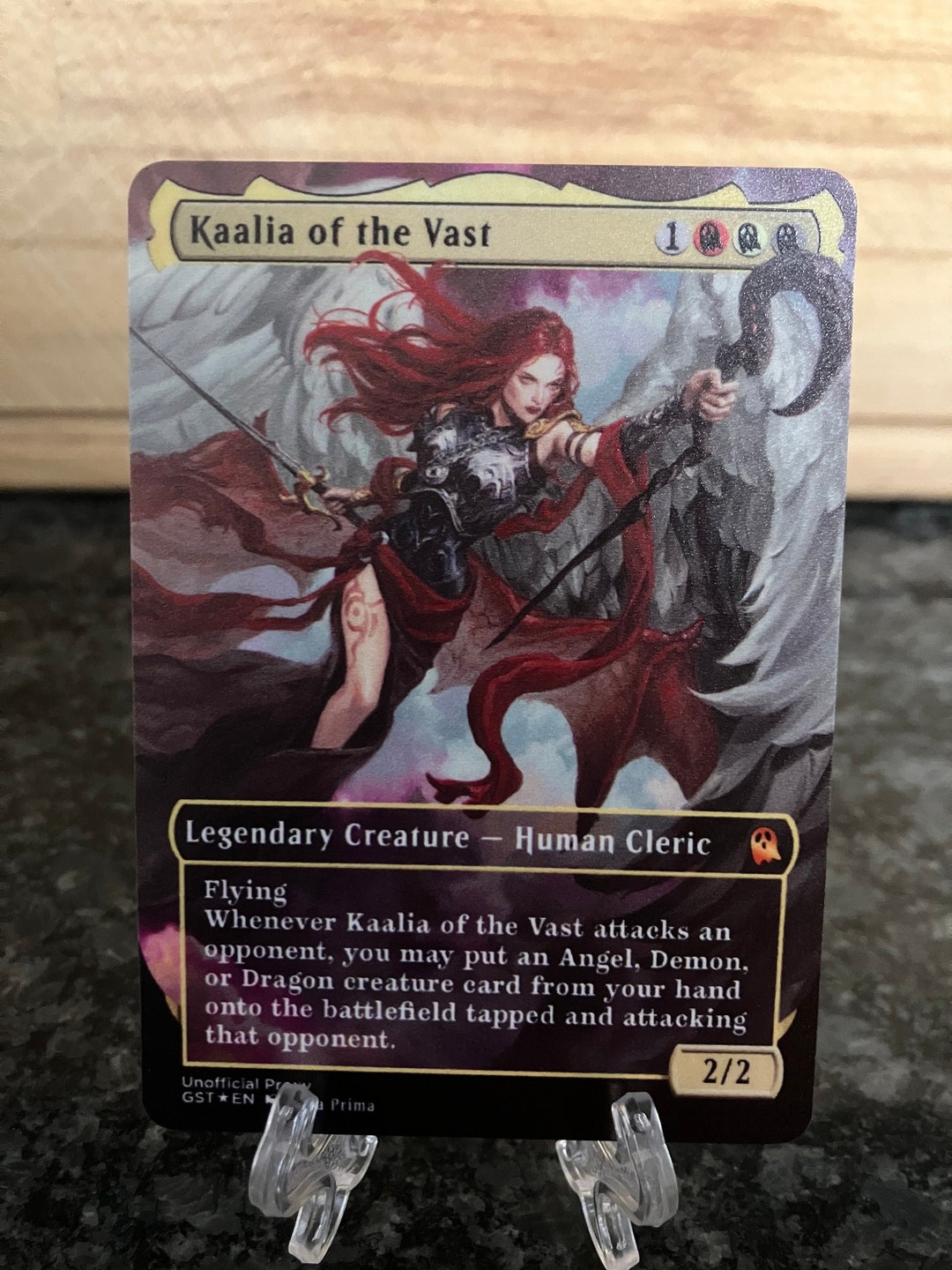 Kaalia of the Vast Full Borderless Metal Proxy for Commander - Etsy