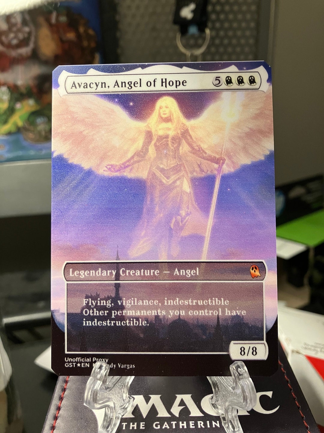 Avacyn, Angel of Hope Full Borderless Metal Proxy for Commander - Etsy