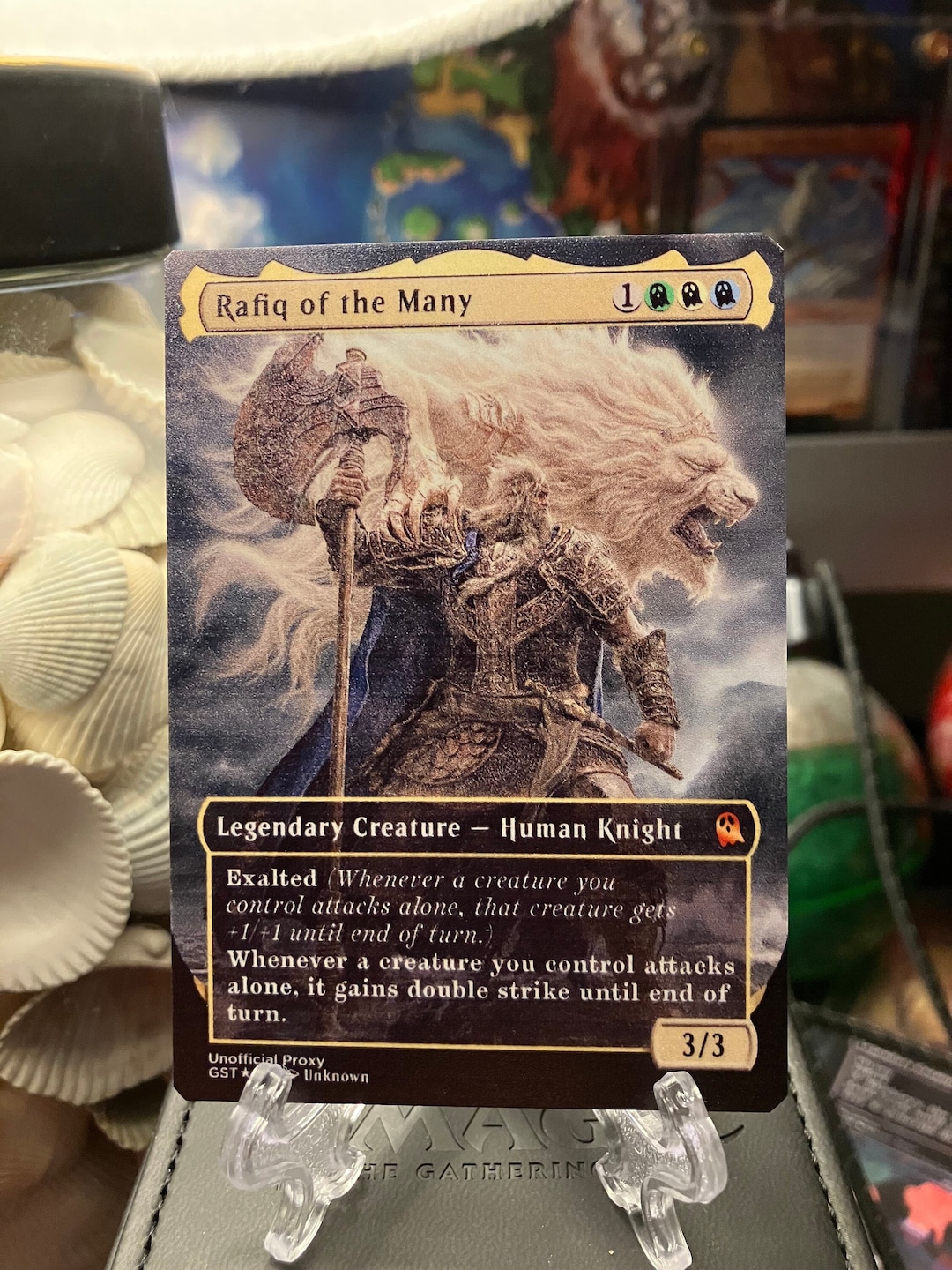 Rafiq of the Many Full Borderless Metal Proxy for Commander - Etsy