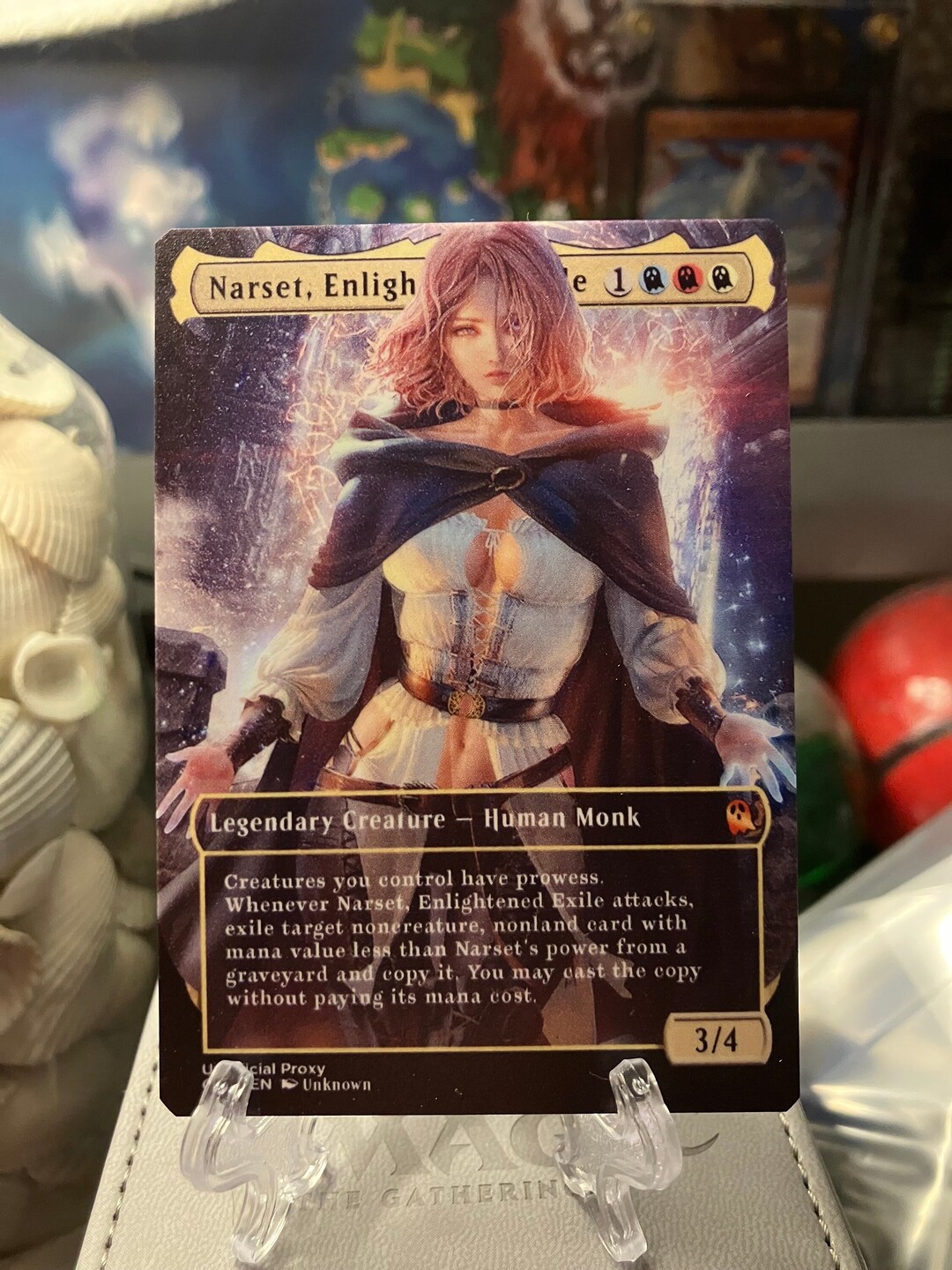 Narset, Enlightened Exile Full Borderless Metal Proxy for Commander - Etsy