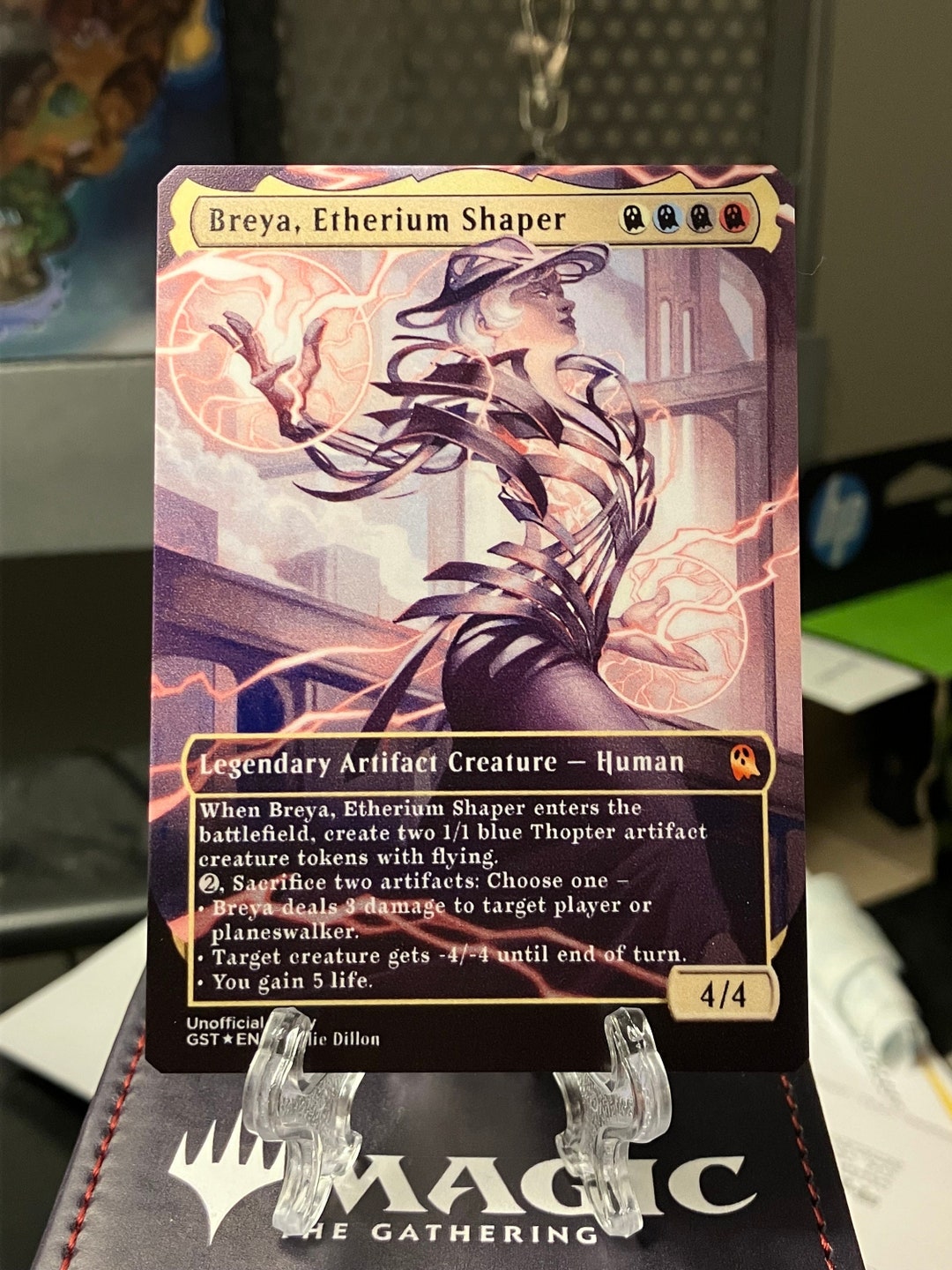Breya, Etherium Shaper Full Borderless Metal Proxy for Commander - Etsy