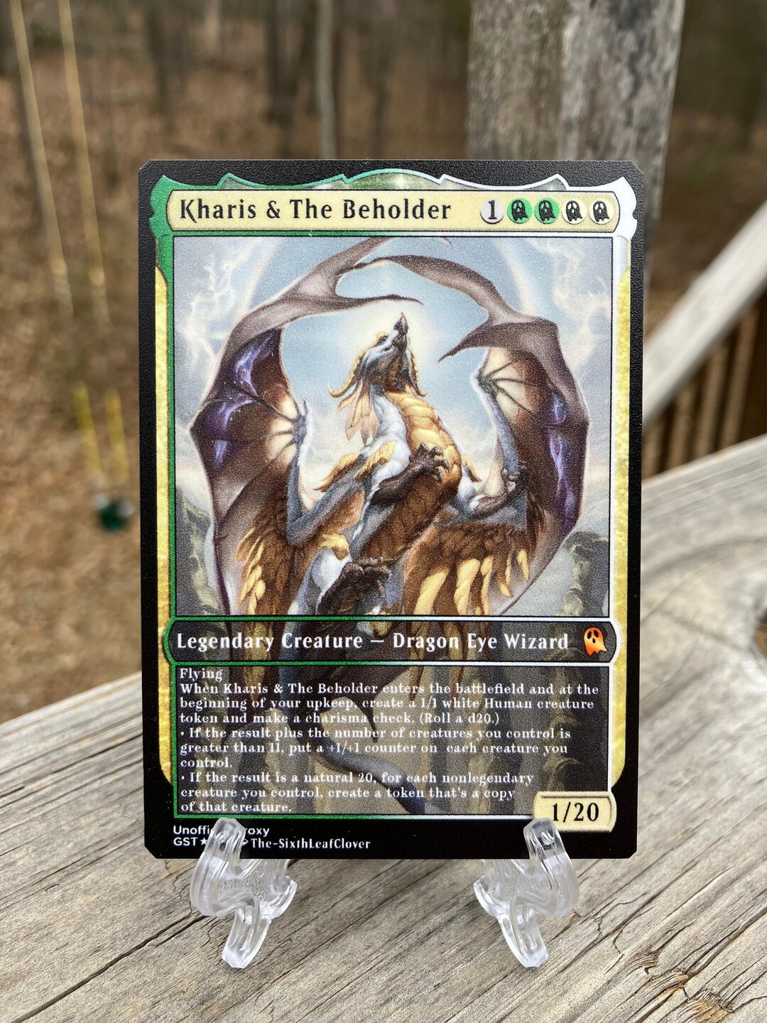 Kharis & the Beholder Metal Proxy for Commander - Etsy